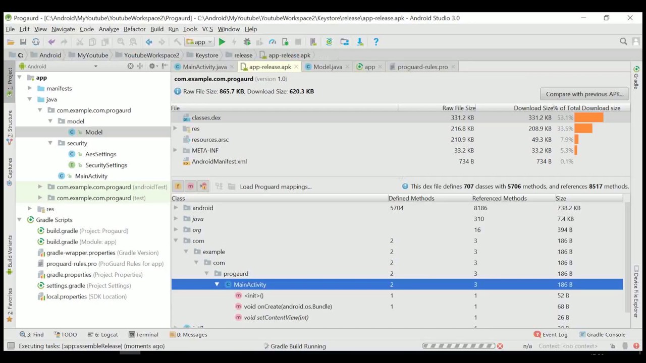Android ProGuard tutorial Part 1