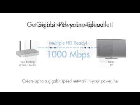 PLA5206 - 1000 Mbps Powerline Gigabit Ethernet Adapter