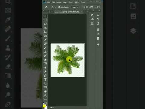 How to make a tree brush #photoshop #shorts