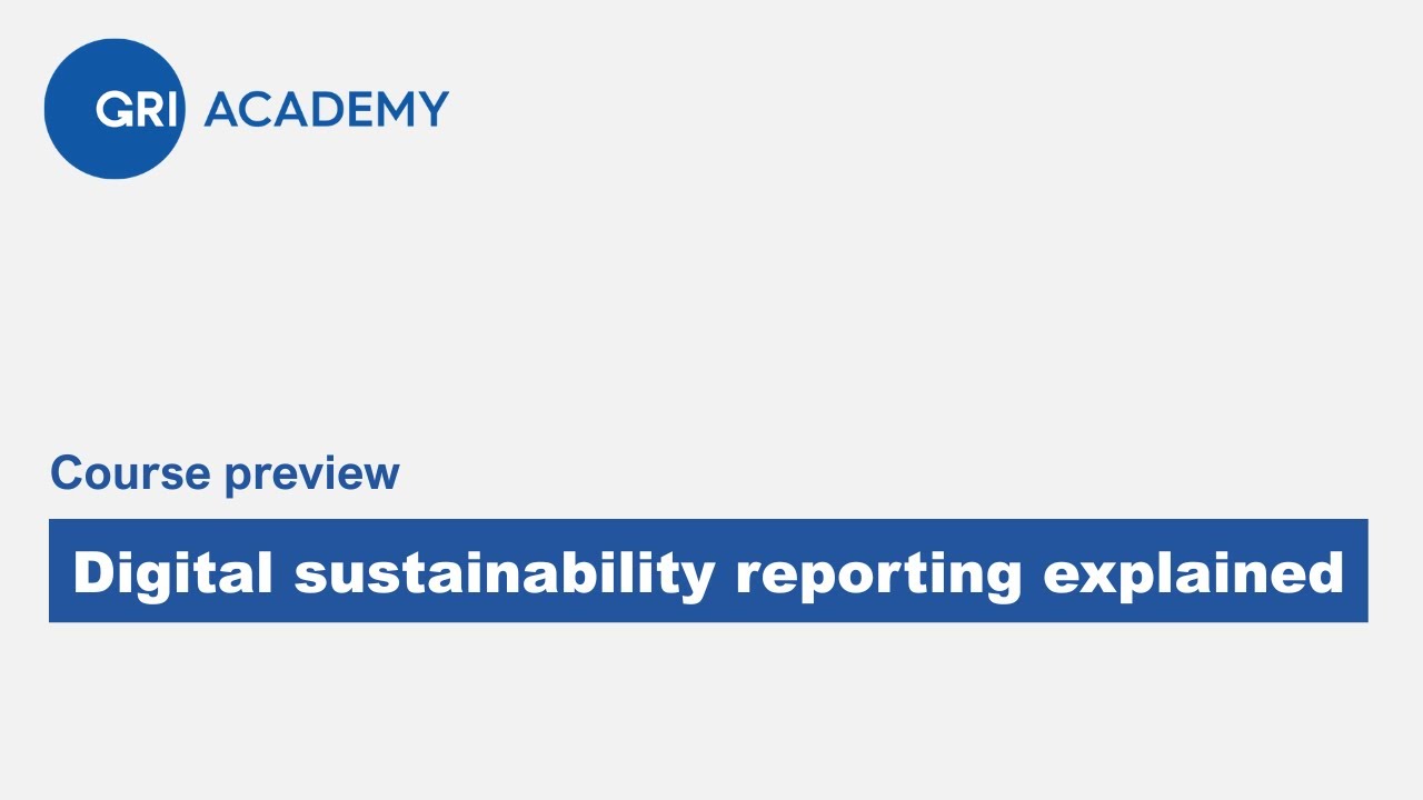 Digital Sustainability Reporting Explained