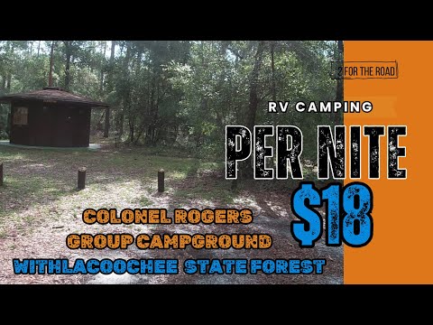 Cheap Primitive Camping Colonel Rogers Group Campground Withlacoochee State Forest In Florida