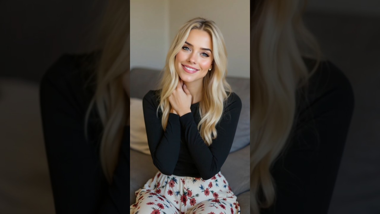 ☀️🖤#happy #beautiful #morning #cute #blonde #girl