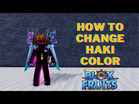 How To Change Haki Color in Blox Fruits | First Sea
