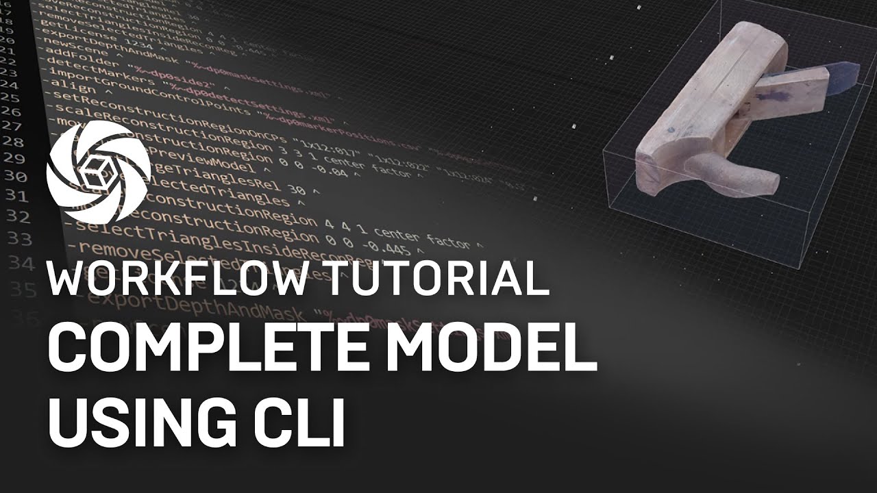 RealityCapture tutorial: Complete Model Using CLI