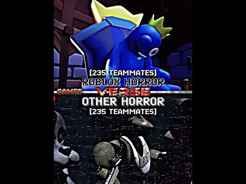 ROBLOX HORROR VS OTHER HORROR #edit #games #vs