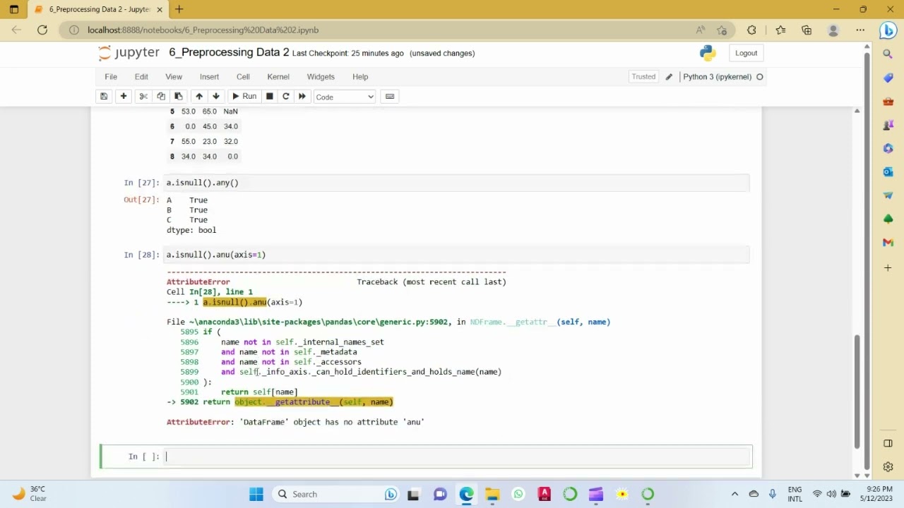 7. Preprocessing data part 2
