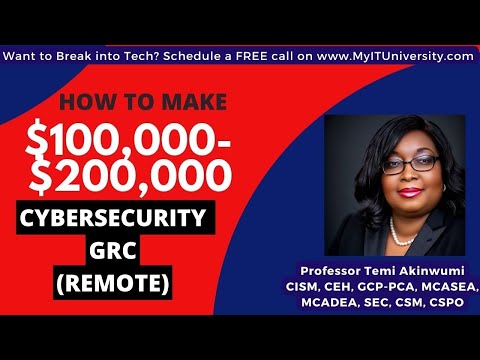 How To Make $100,000-$200,000 in Cybersecurity GRC Career (Remote)