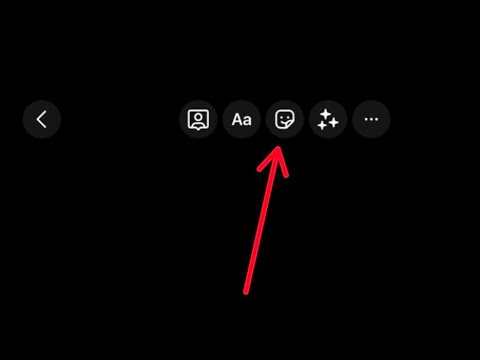 how to add sticker on Instagram story