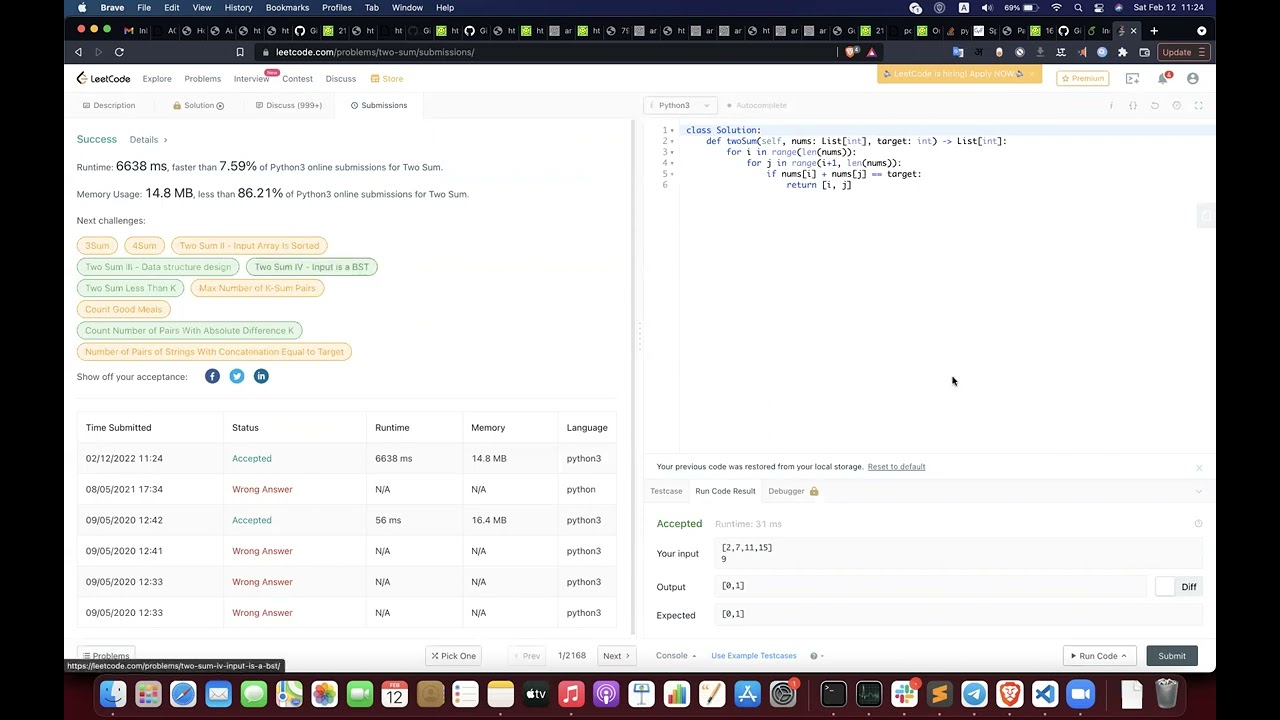 Living with Github Copilot: Solving LeetCode Problems
