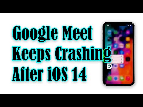 Google Meet Crashes on iPhone After iOS 14