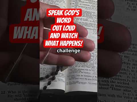 The Moment You Speak Scripture… Things Shift #thekingsword4u #christianshorts