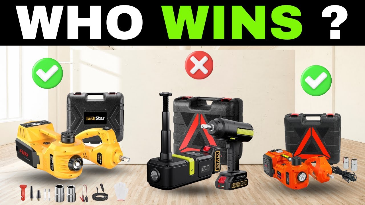 ✅ 7 Best Electric Car Jacks with Compressor & Impact Wrench [2026] 🔧Make Tire Changes Super Easy!