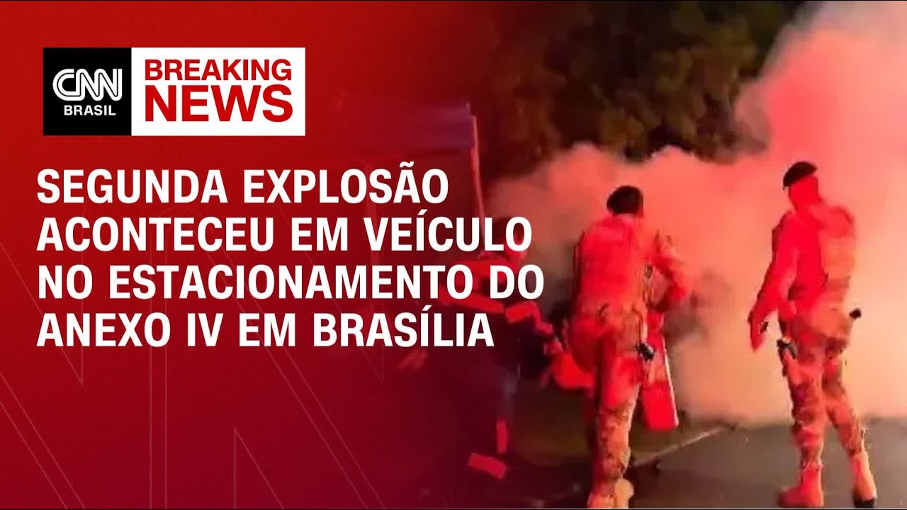 Explosões perto de STF e Câmara esvaziam Praça dos Três Poderes; um ...