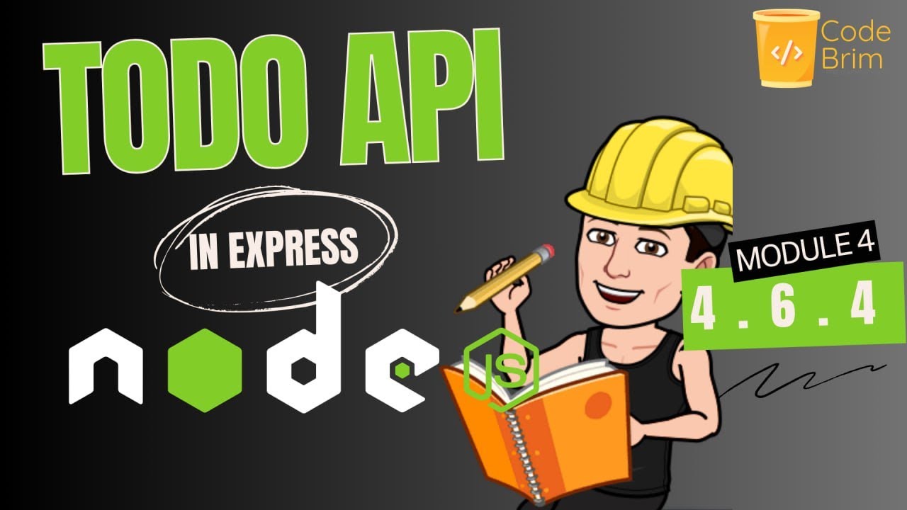 Build  API for ToDo App with Express.js & MongoDB
