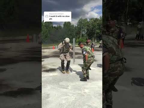 Riot training in the army