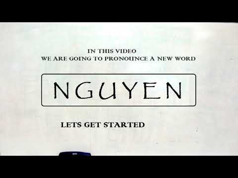 How To Pronounce Nguyen  In American English ? How To Pronounce Nguyen  In vietnamese.