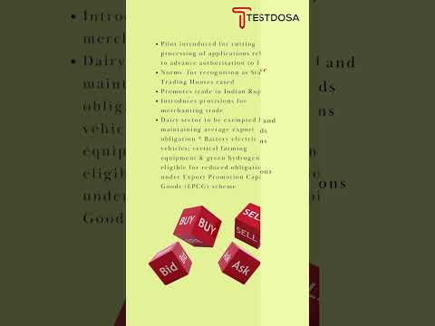 Foreign Trade Policy 2023| Testdosa