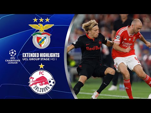 Benfica vs. Salzburg: Extended Highlights | UCL Group Stage MD 1 | CBS Sports Golazo