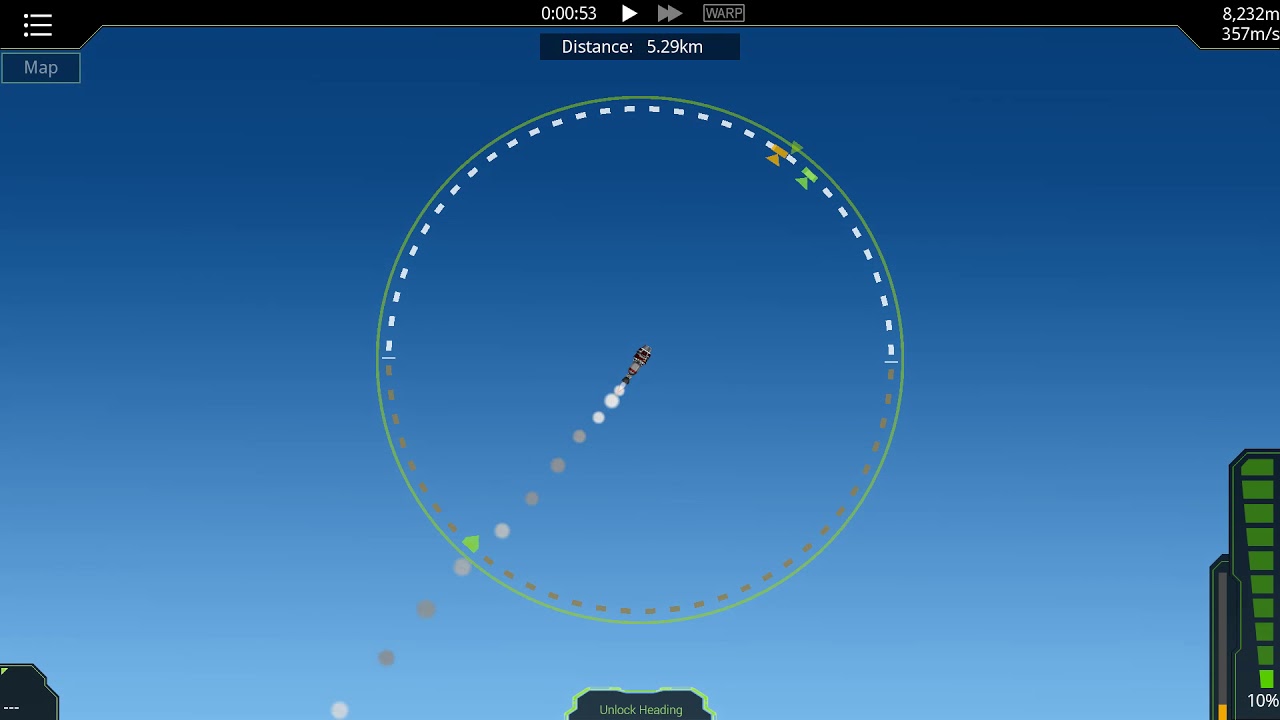 Simple Rockets Challenge 6 - Optimum trajectory
