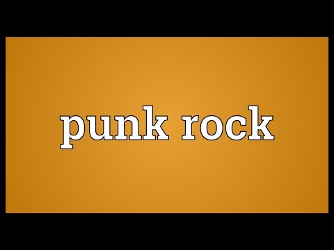 Punk rock Meaning