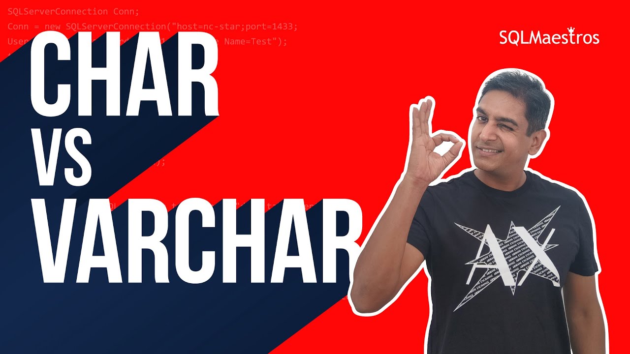 CHAR vs VARCHAR – A Simple Performance Story - SQL Server Training, SQL ...