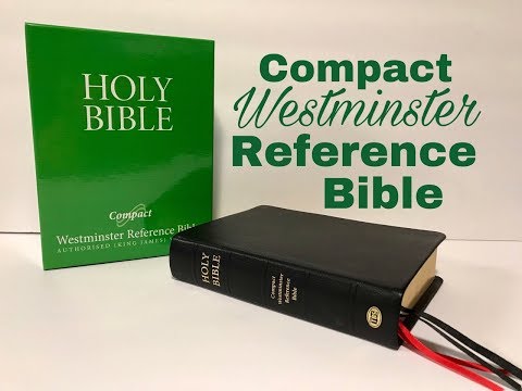 TBS Compact Westminster Bible Review Black Meriva Calfskin