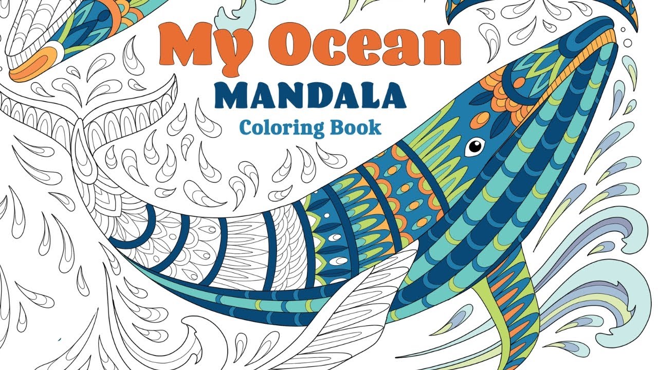 My Ocean Mandala Coloring Book