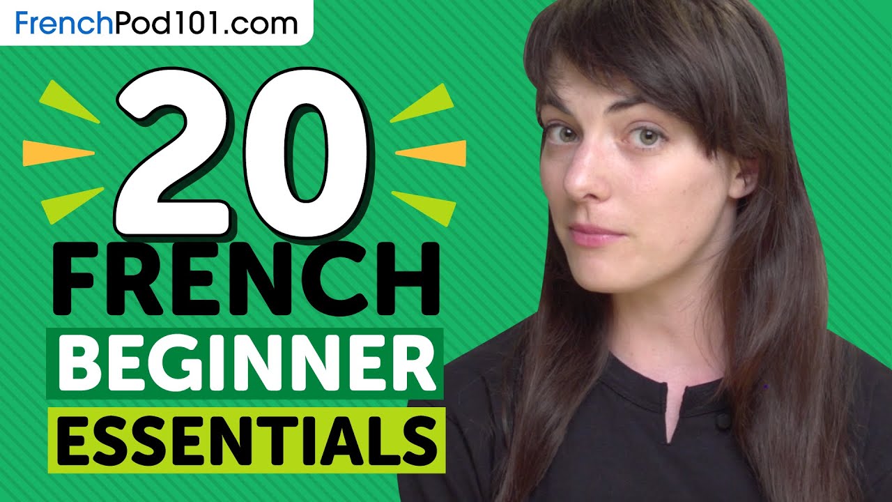 20 Beginner French Videos You Must Watch | Learn French
