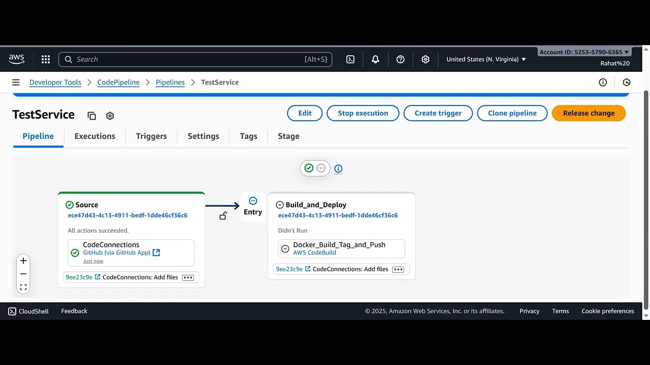 Integrate AWS CodePipeline with GitHub and CodeBuild