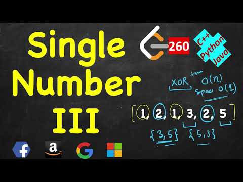 Learn Single Number iii | LeetCode 260 | C Java Python3 - Mind Luster