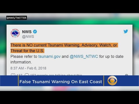 National Weather Service: No East Coast Tsunami Warning