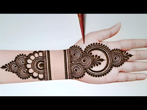 Easy front hand MEHNDI design eid special | beautiful mehndi design | arabic mehandi design | mehndi