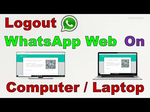 How to Log Out Whatsapp Web On Computer/Laptop