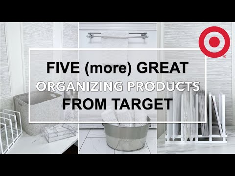 FIVE (more) GREAT ORGANIZING PRODUCTS FROM TARGET: Target Organization Ideas for your Home