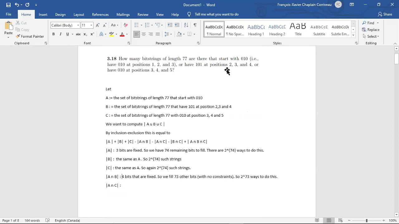 Discrete Structures: COMP2804 Final Review