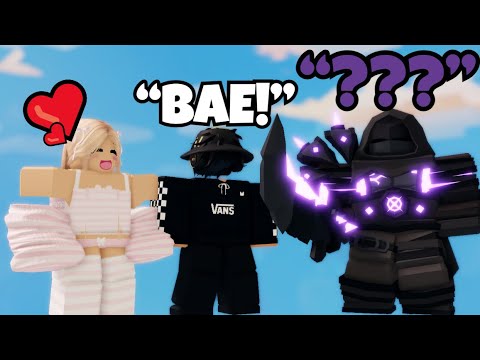 I used NIGHTMARE Barbarian to troll these ONLINE DATERS! (Roblox Bedwars)