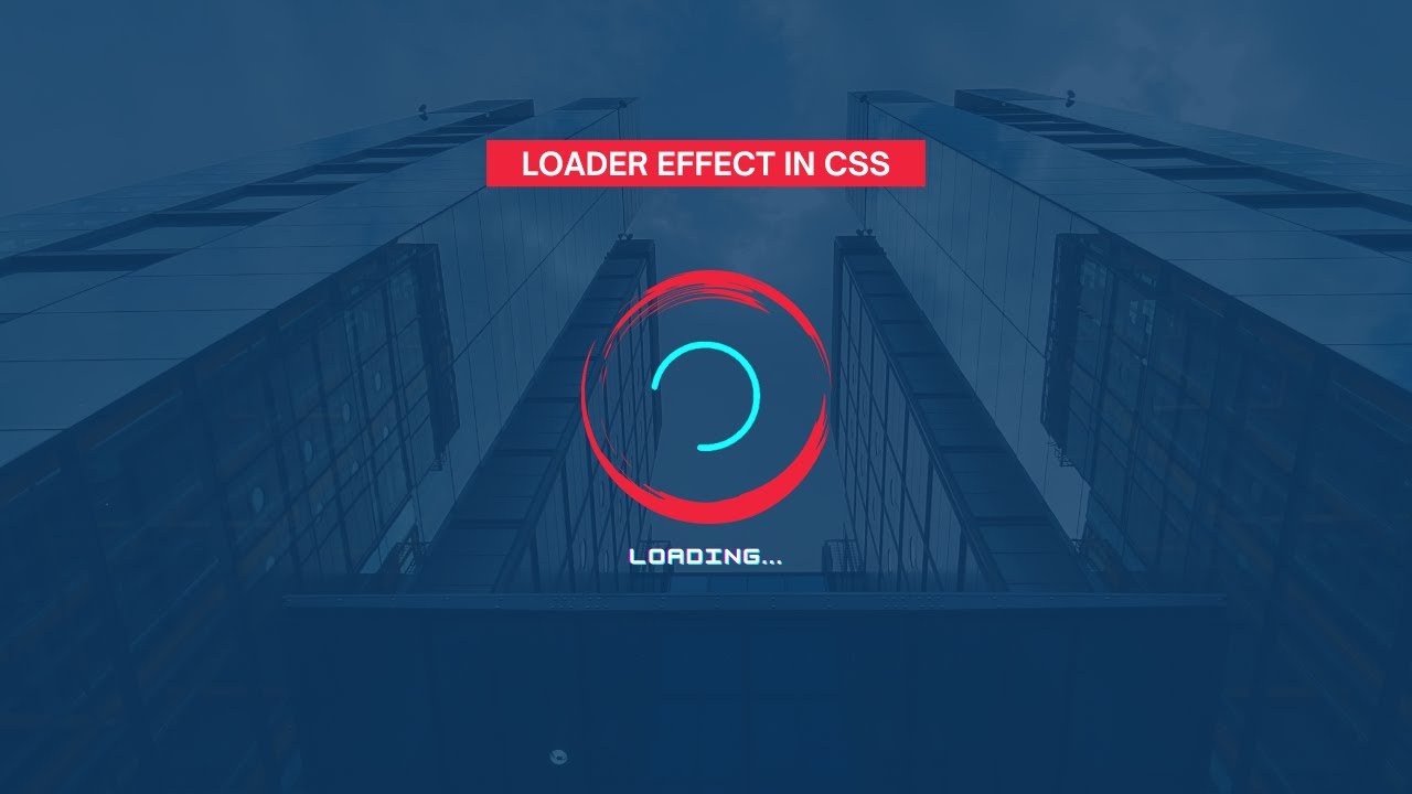 PAGE LOADING SPINNER ANIMATION USING CSS | CSS LOADING ANIMATION | CSS ANIMATIONS