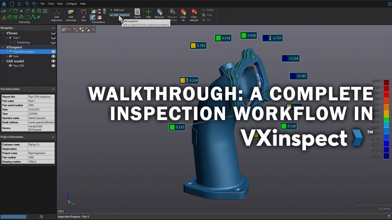 Complete Inspection Workflow with VXinspect