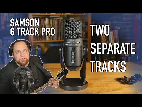 Samson G-Track Pro Microphone: Record Two Separate Tracks