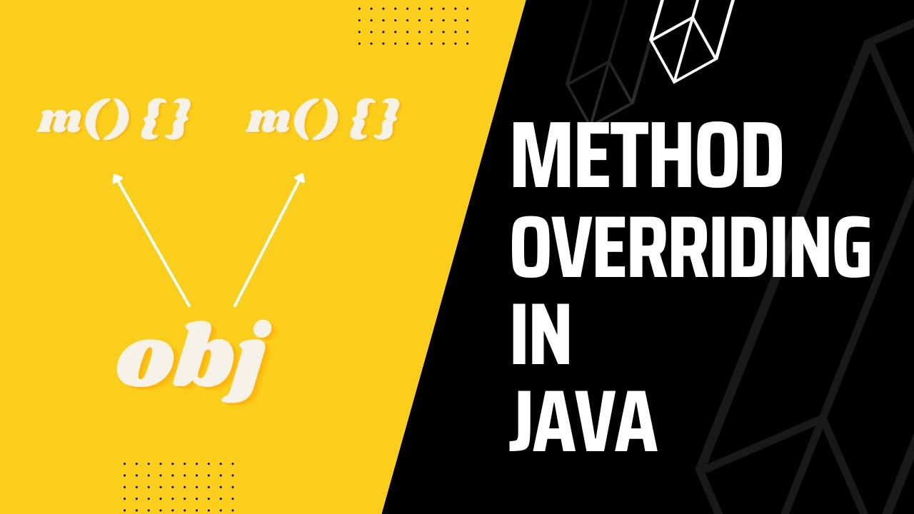 Method overriding in java with example | Core java interview questions