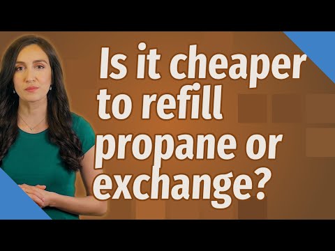 Is it cheaper to refill propane or exchange?