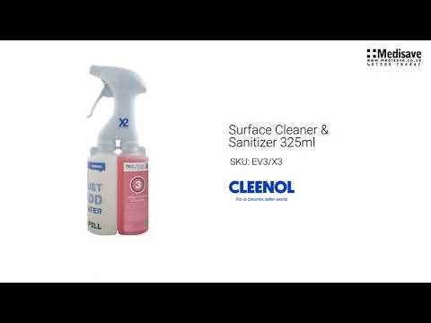 Surface Cleaner Sanitizer 325ml EV3 X3