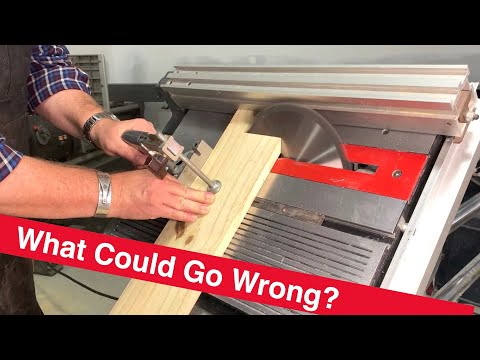 Safely Cutting on a Shopsmith Tilting Table Saw?
