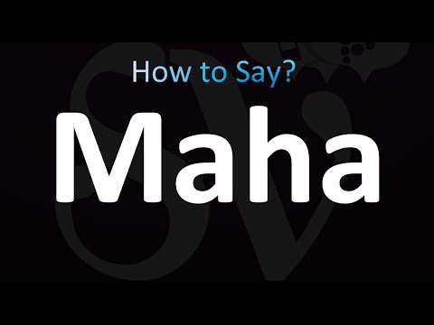 How to Pronounce Maha (CORRECTLY!)