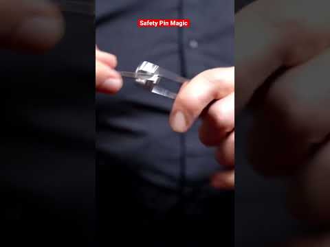 Safety Pin Magic, Easy Magic Tricks #easymagictricks #easymagictricksforkids