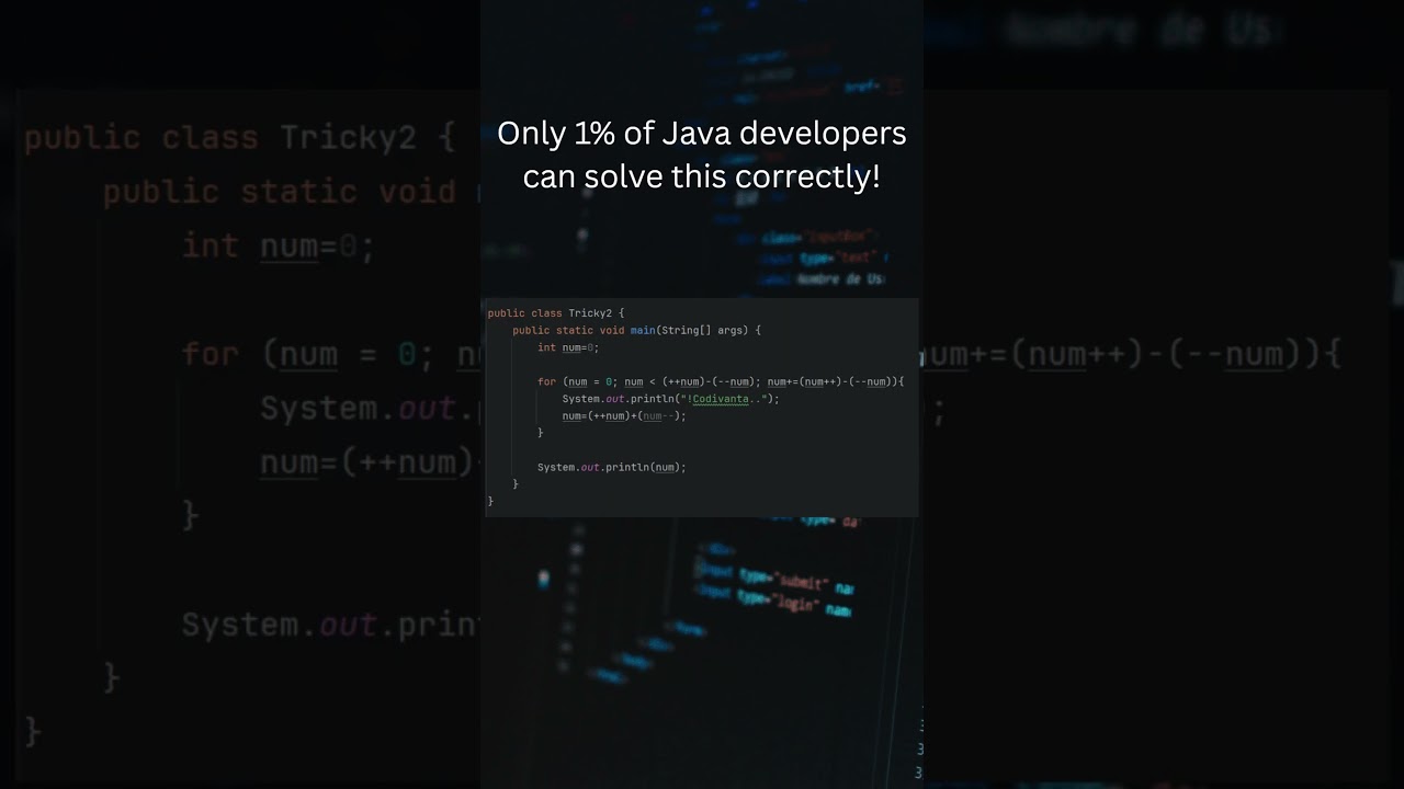 Java Output Prediction Challenge 🔥 #java #coding #developers #programming
