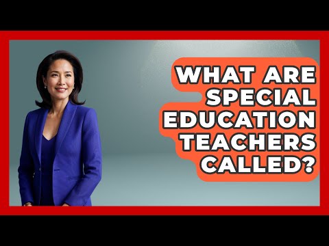What Are Special Education Teachers Called? - Childhood Education Zone