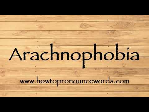 How To Pronounce Arachnophobia ? How To say Arachnophobia New Video