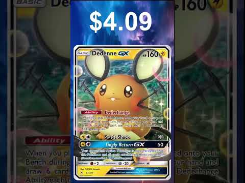 Top 5 Most Expensive Dedenne Cards! #fyp #pokemon #cool #five #love #shorts #top10 #top5 #tcg #ten