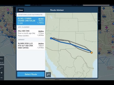 ForeFlight’s Recommended Route Explained | ForeFlight